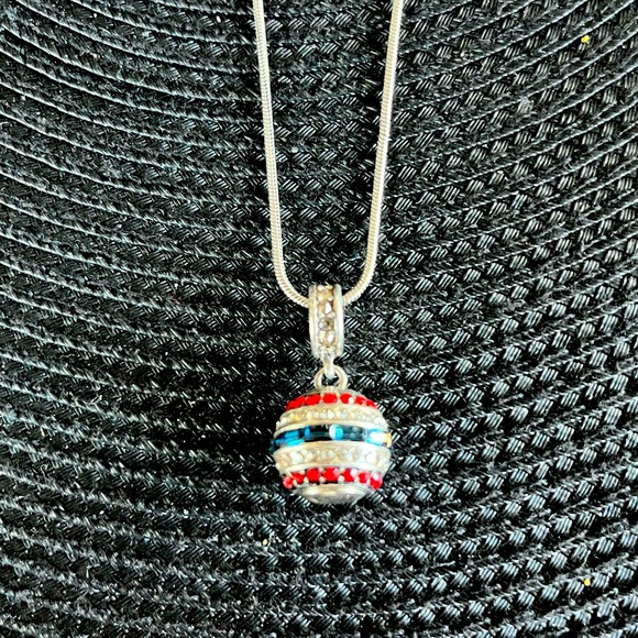 Brighton | Jewelry | Brighton Red White And Blue Necklace | Poshmark